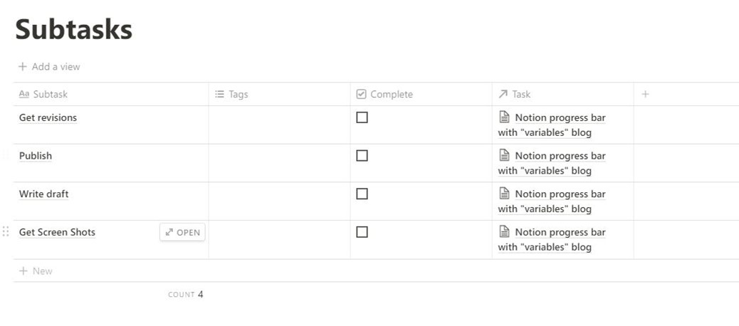 Creating A Notion Progress Bar With Variable Formulas IntelliTect
