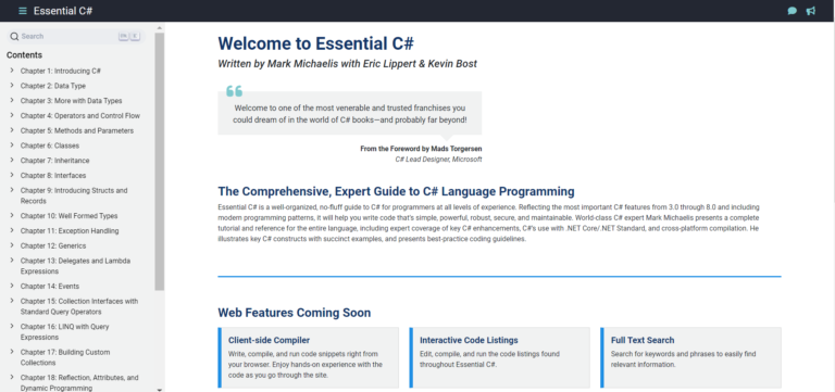 Essential C# Book: The Expert Guide to C# 8.0 - IntelliTect